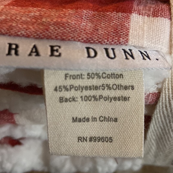 Rae Dunn | Bedding | Rae Dunn Buffalo Check Sherpa Throw Nwt | Poshmark